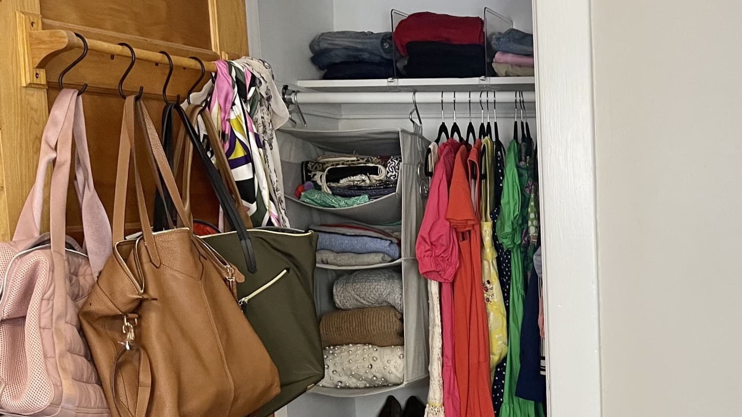 organize a tiny closet