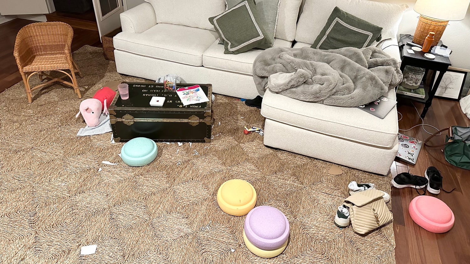 trashed house cleaning