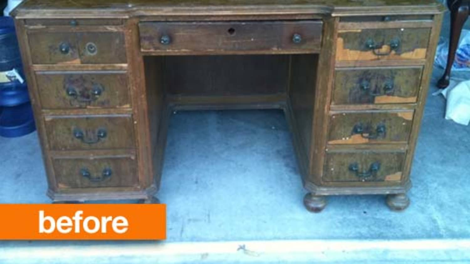 Restoring a Solid Wood Desk Apartment Therapy