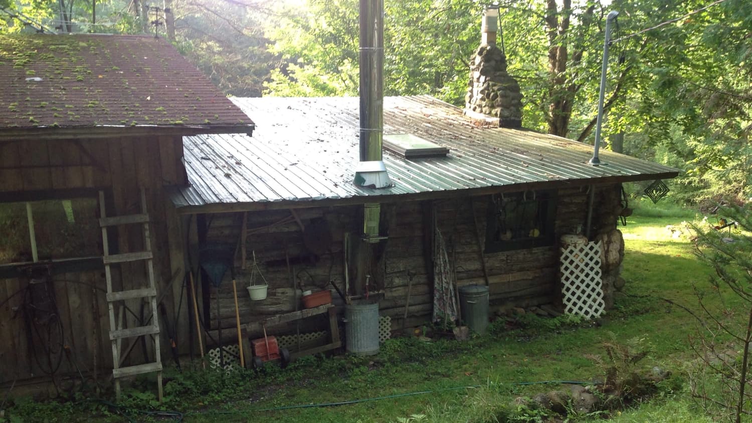 Hunting Shack In The Woods