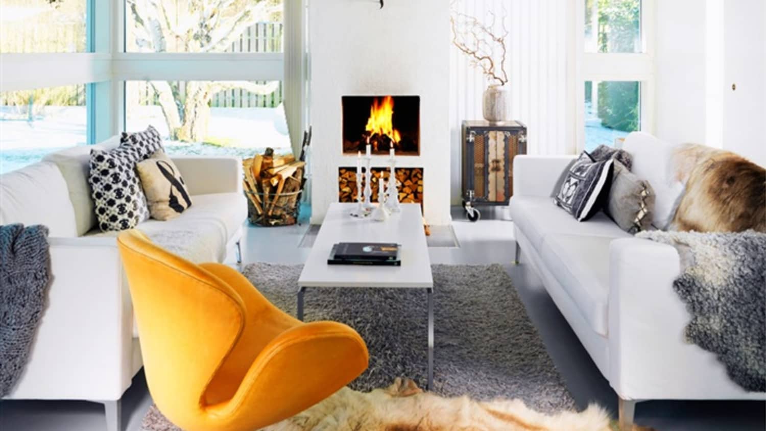 Design Ideas For Living Room With No Fireplace