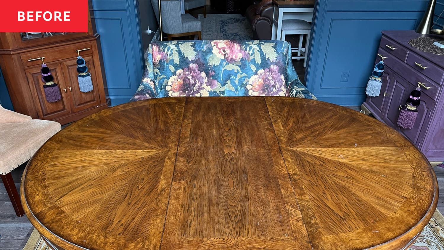 Refurbished Dining Table Before And After Settlers Reclaimed Wood