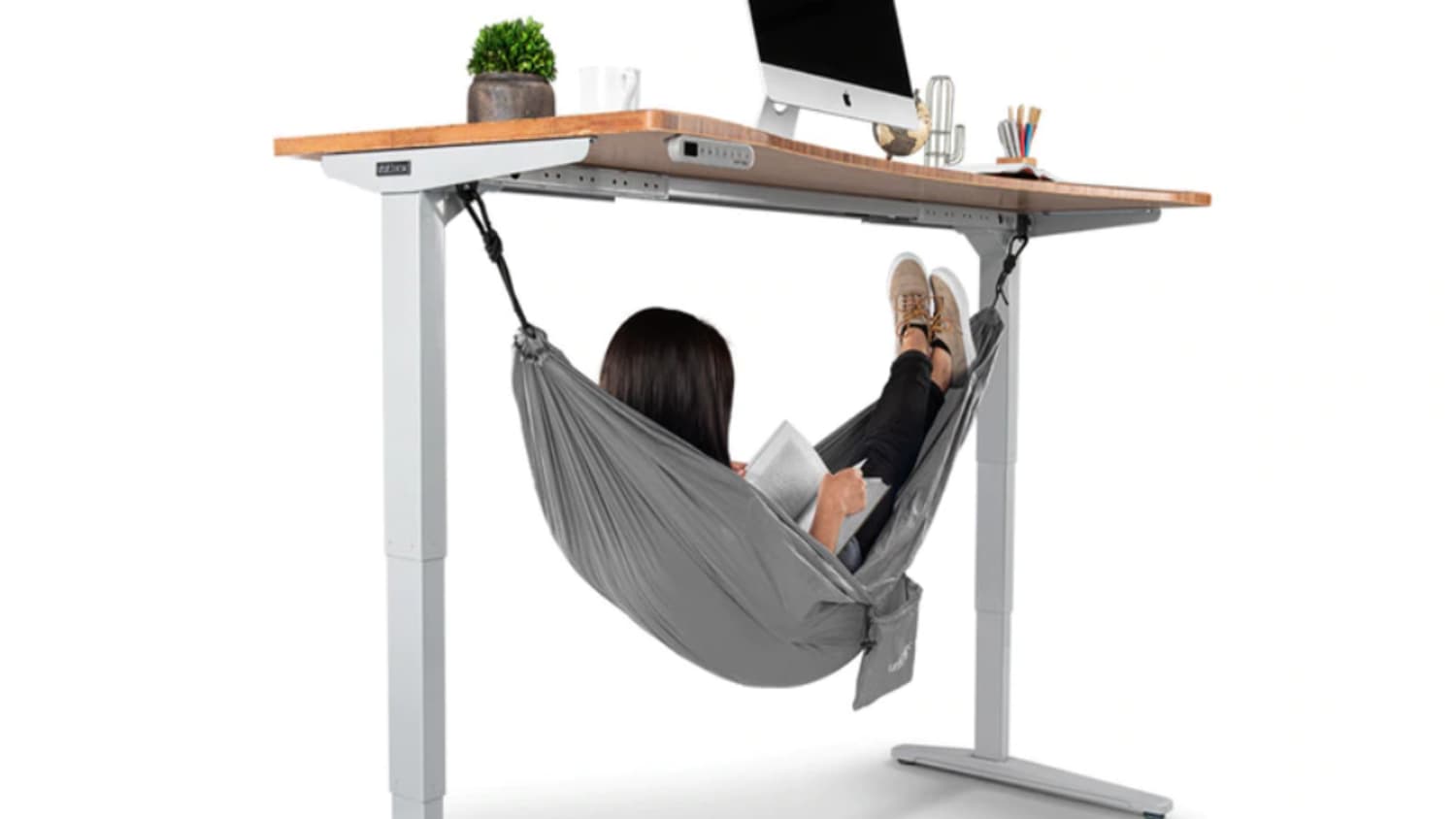 Squeeze in a Quick Nap at Work with This Under Desk Hammock Apartment Therapy