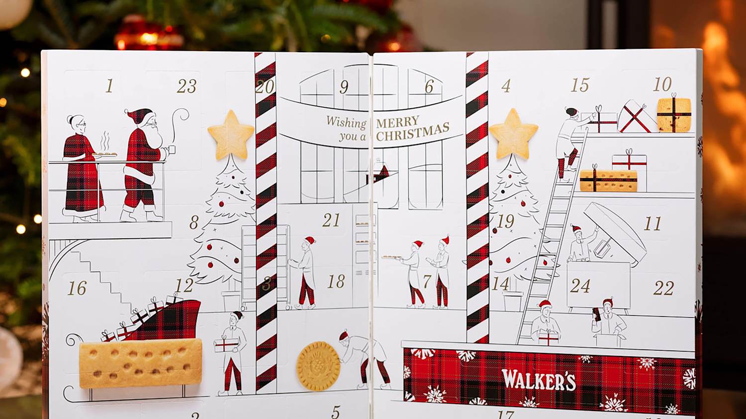 shortbread advent calendar