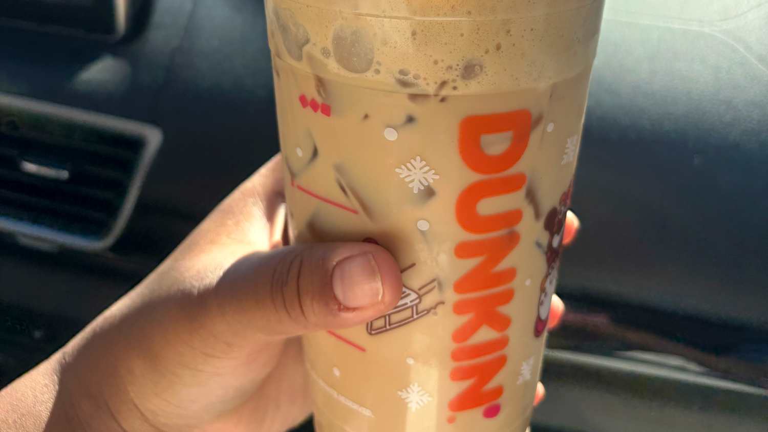 dunkin iced coffee