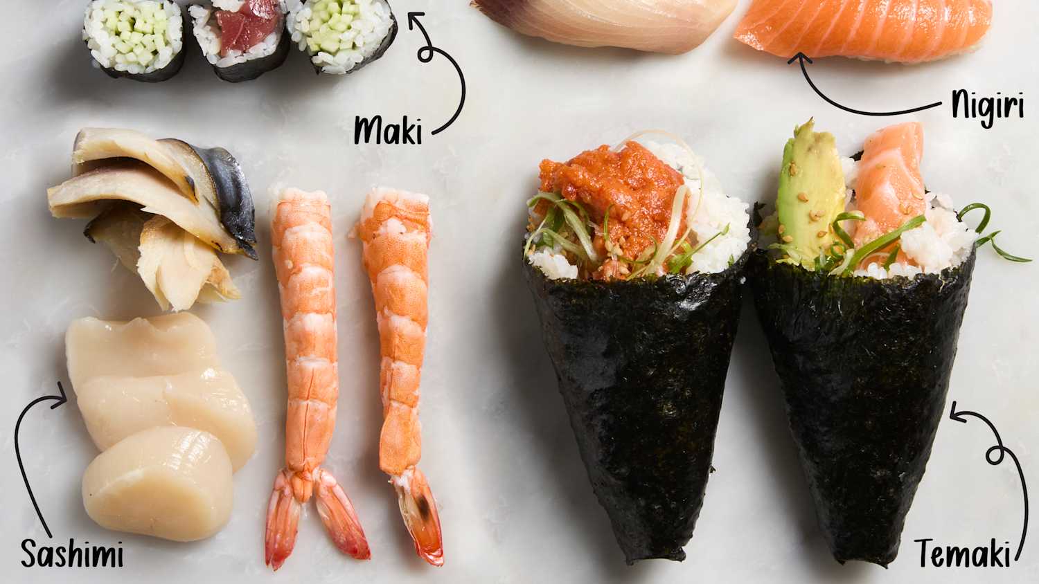 sushi roll types