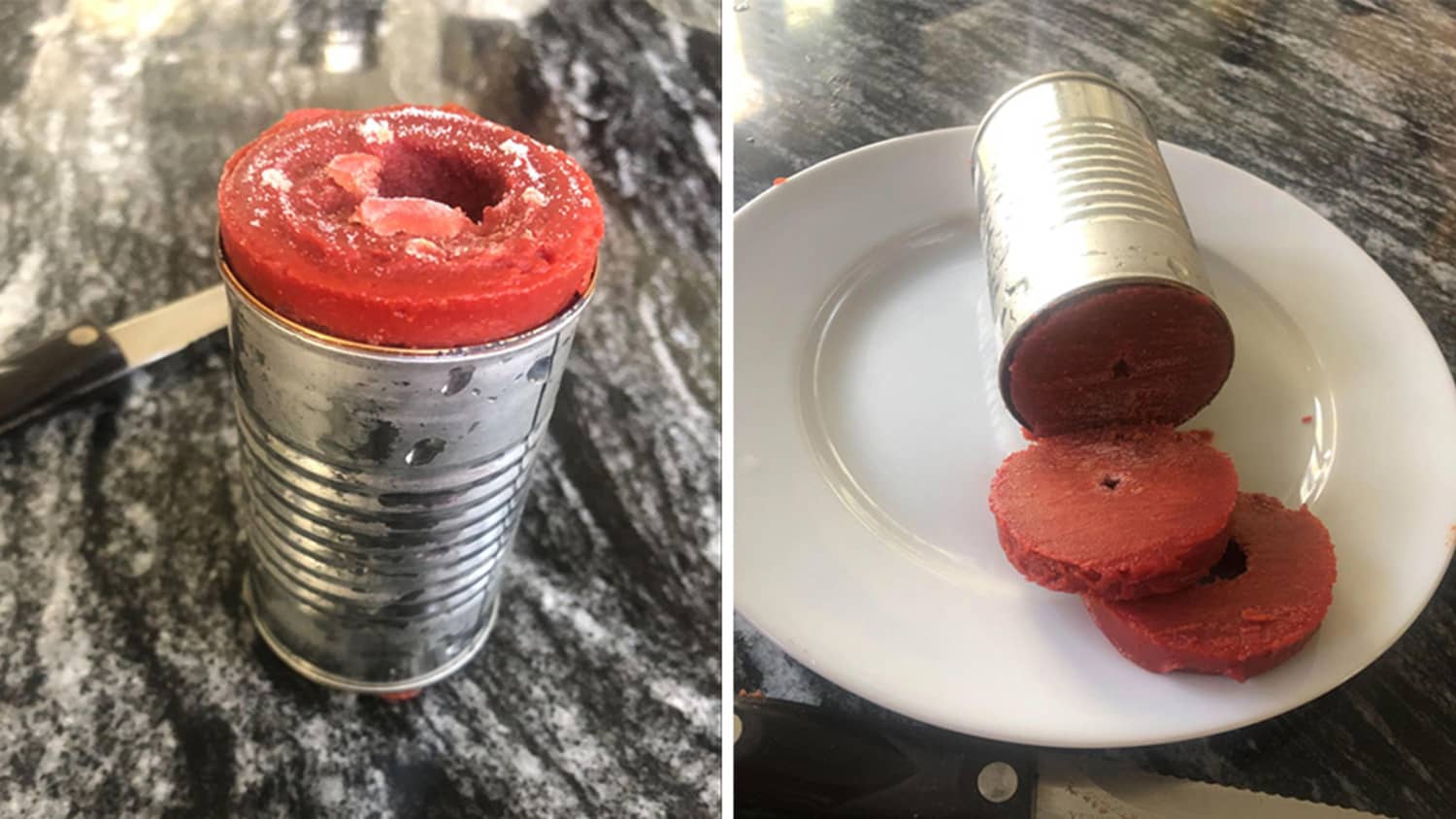 tomato paste can pops when opened