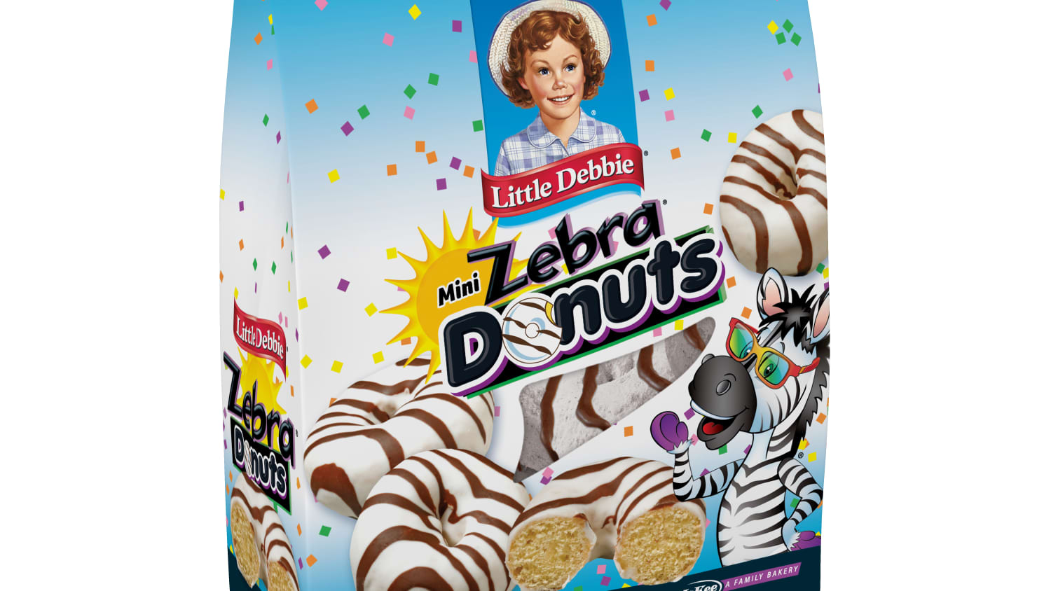 mini zebra donuts