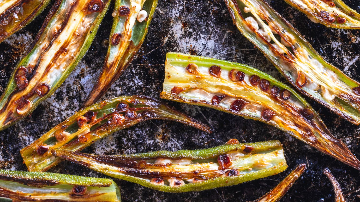how to bake okra crispy