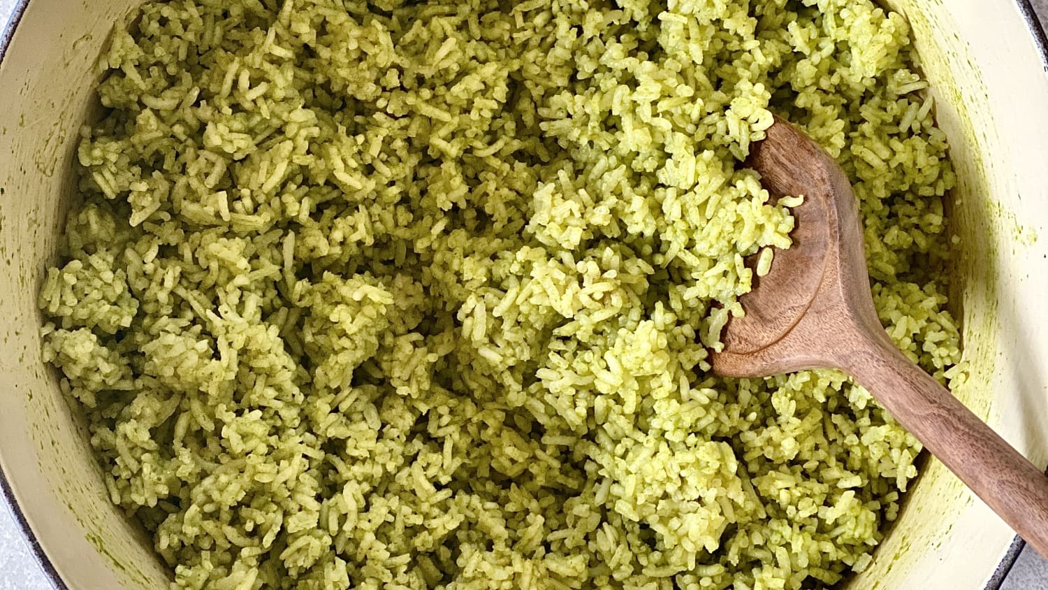 arroz verde mexicano receta