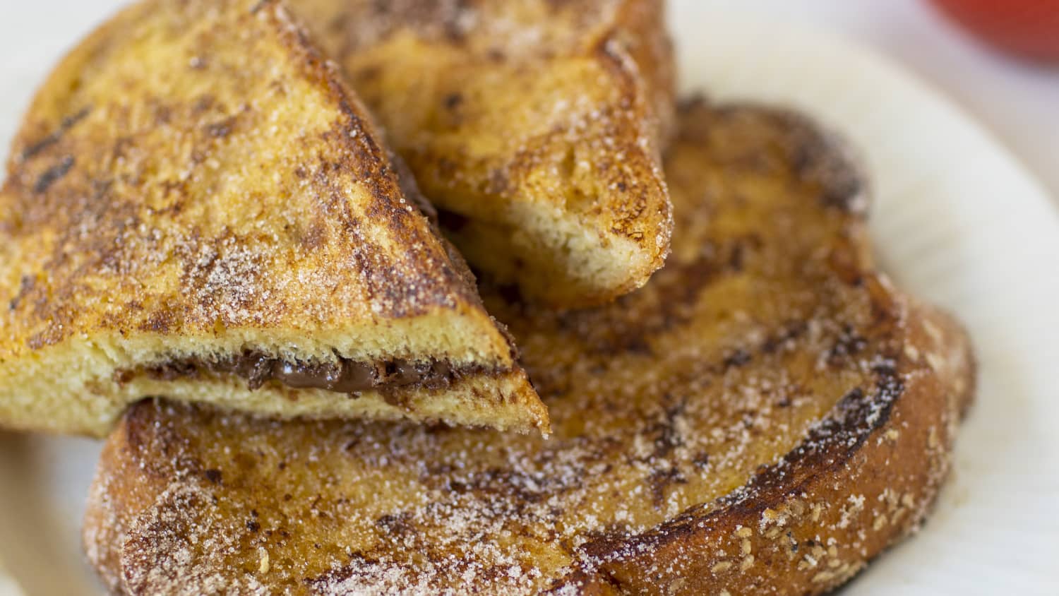 nutella on brown bread