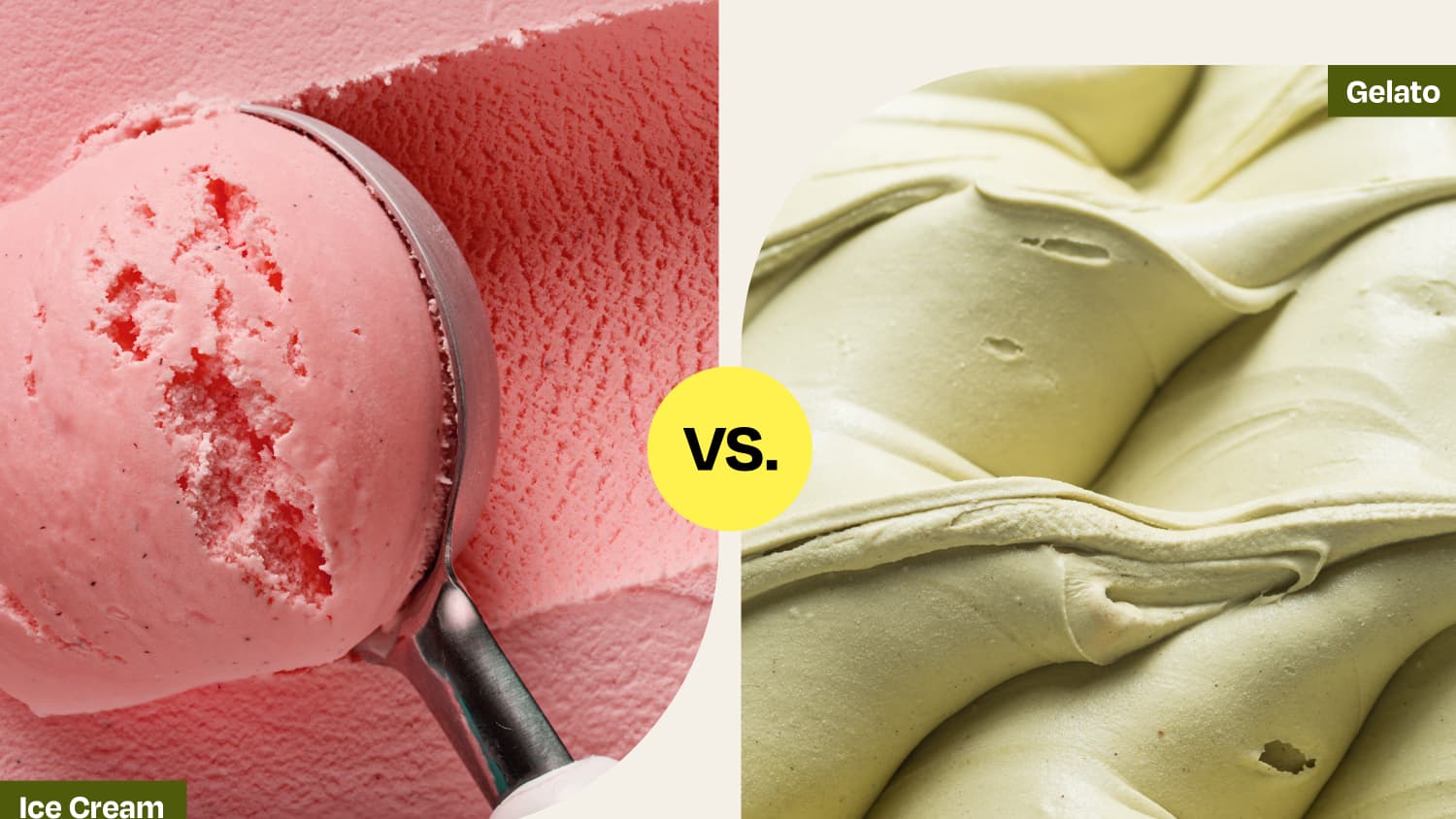 ice cream texture description