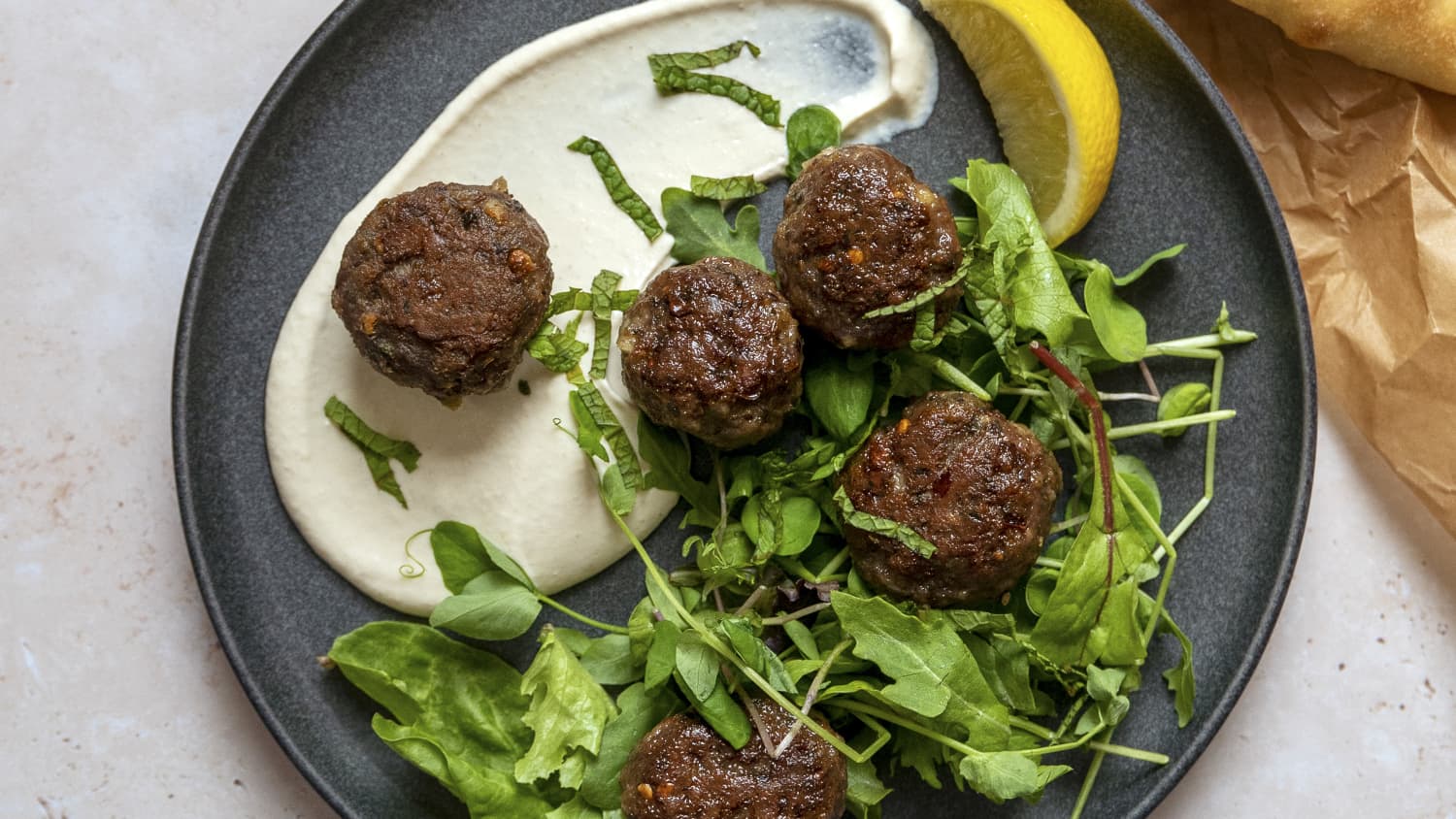 how long to cook lamb meatballs