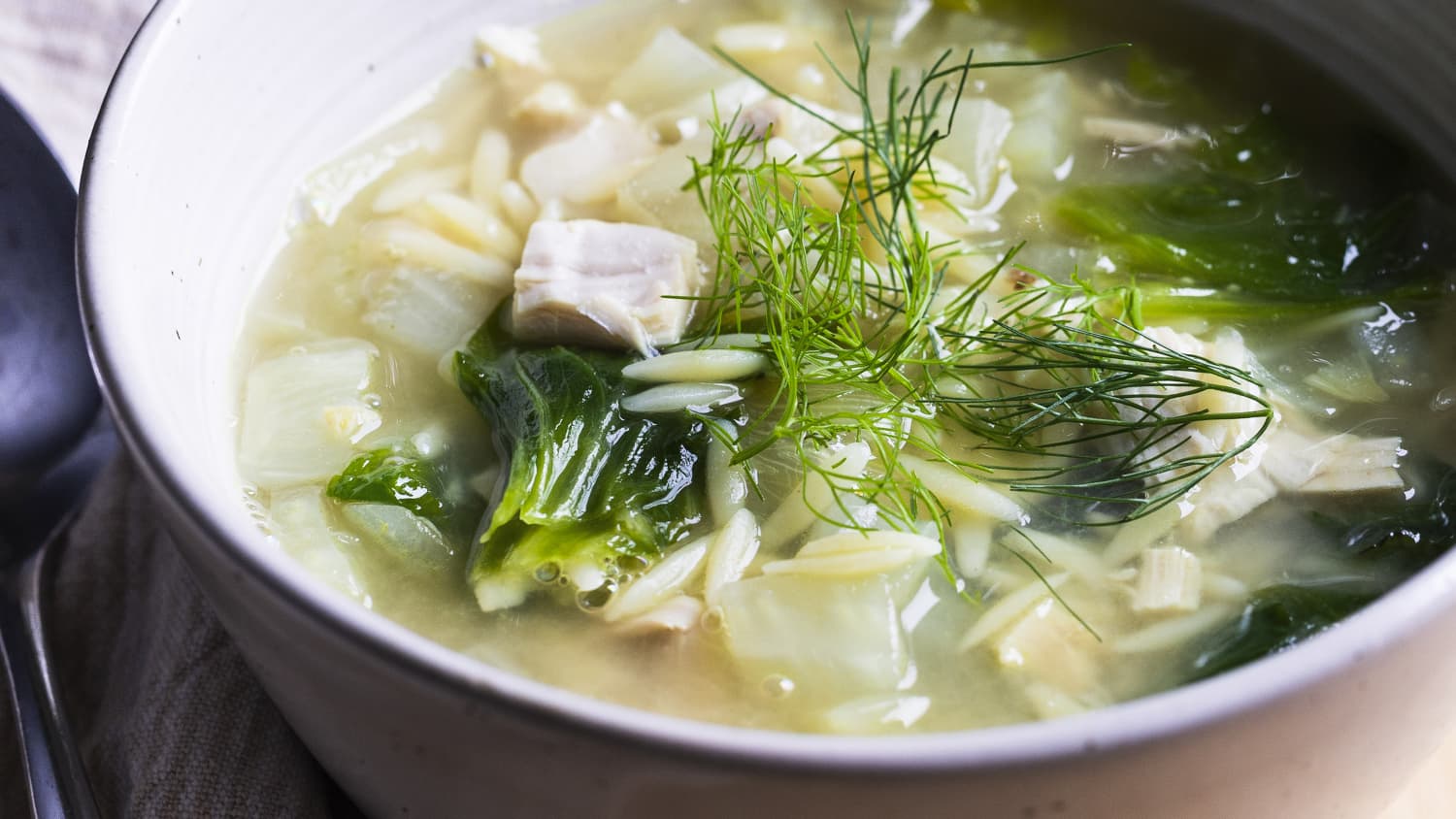 how do you make chicken orzo soup