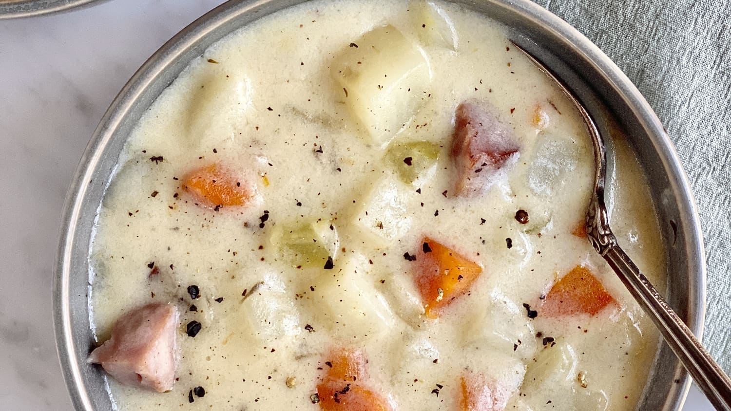 how to make potato ham soup