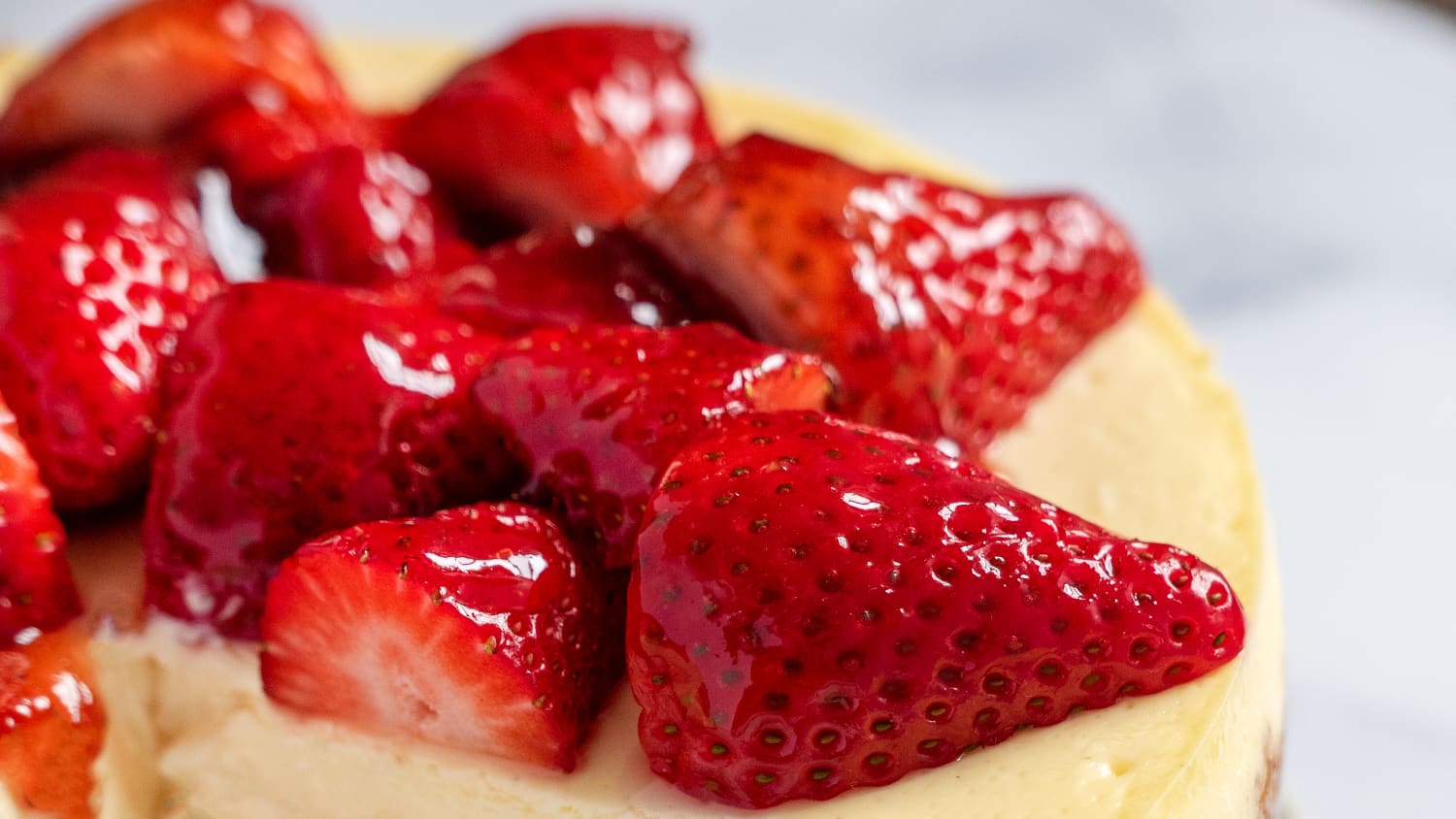 how to cook strawberries for cheesecake