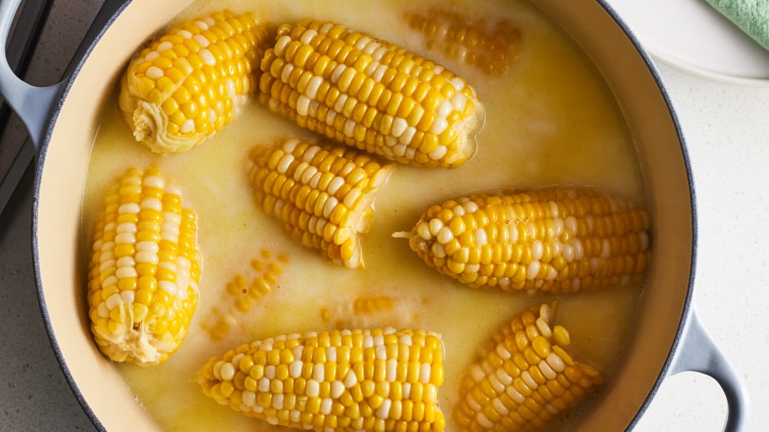 how to boil corn in milk and butter