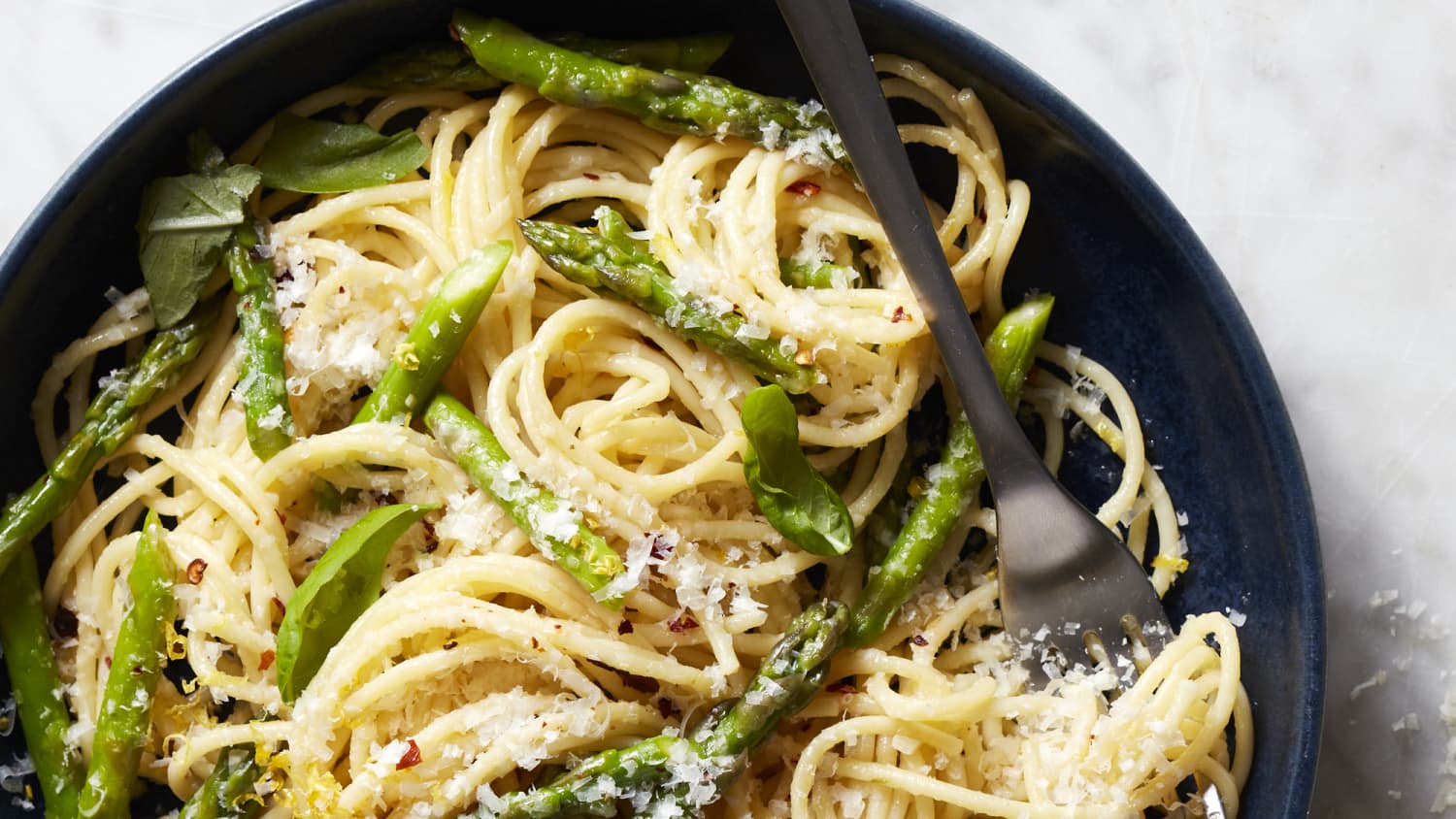 how to cook asparagus to add to pasta