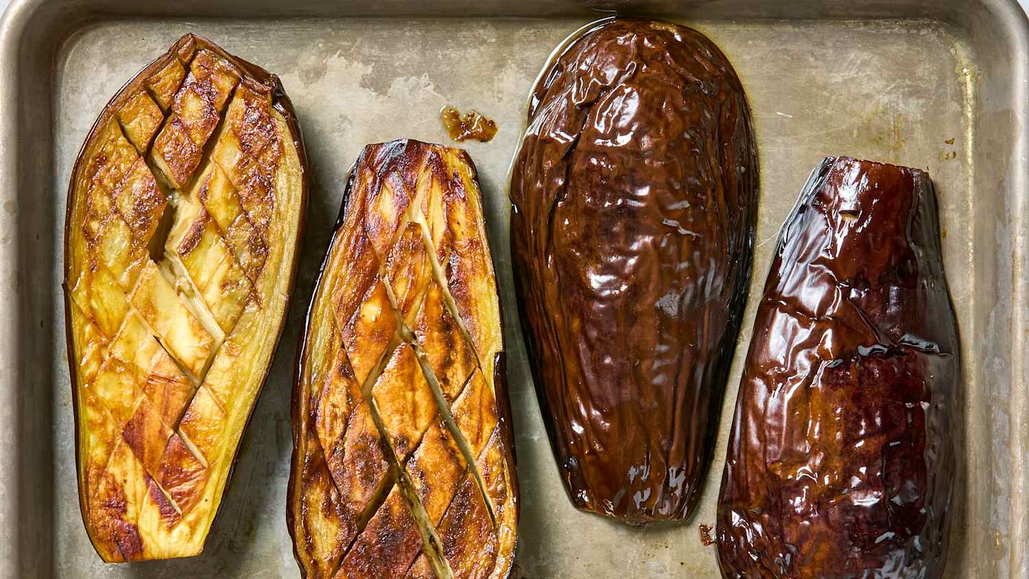 roasted eggplant cubes