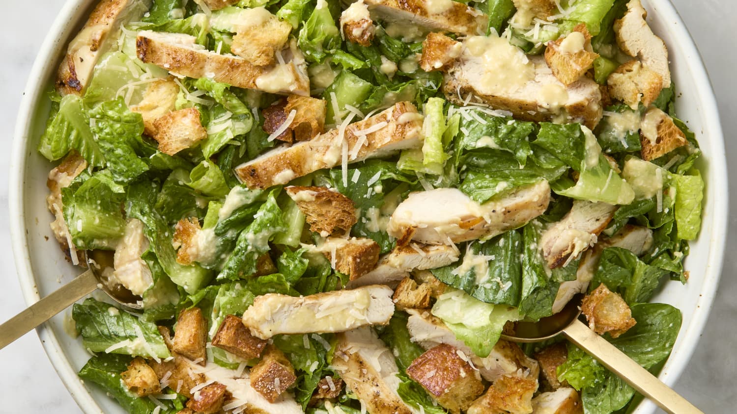 how to make chicken caesar salad