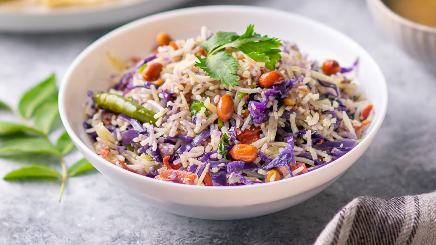 how to make indian cabbage rice