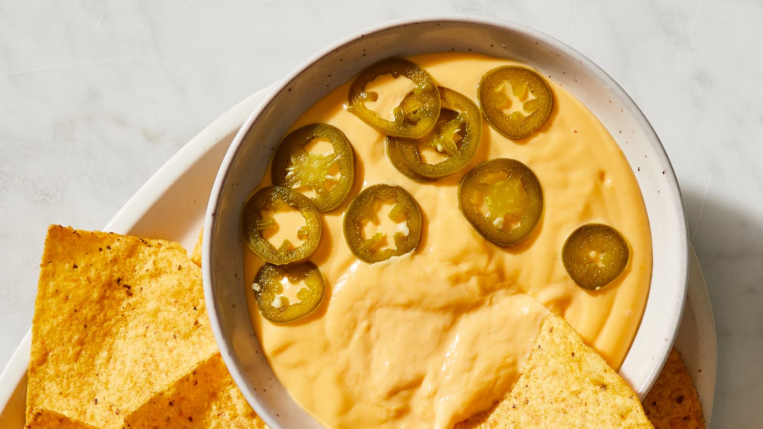 cheese slice nacho dip