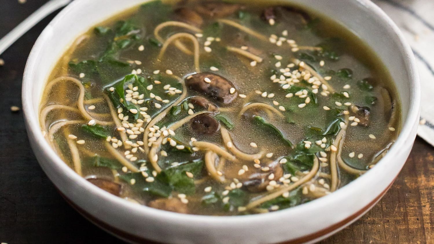 how to make buckwheat noodle soup