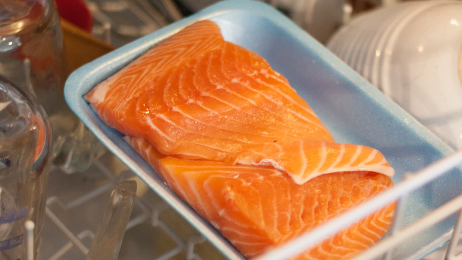 how to cook fish in dishwasher