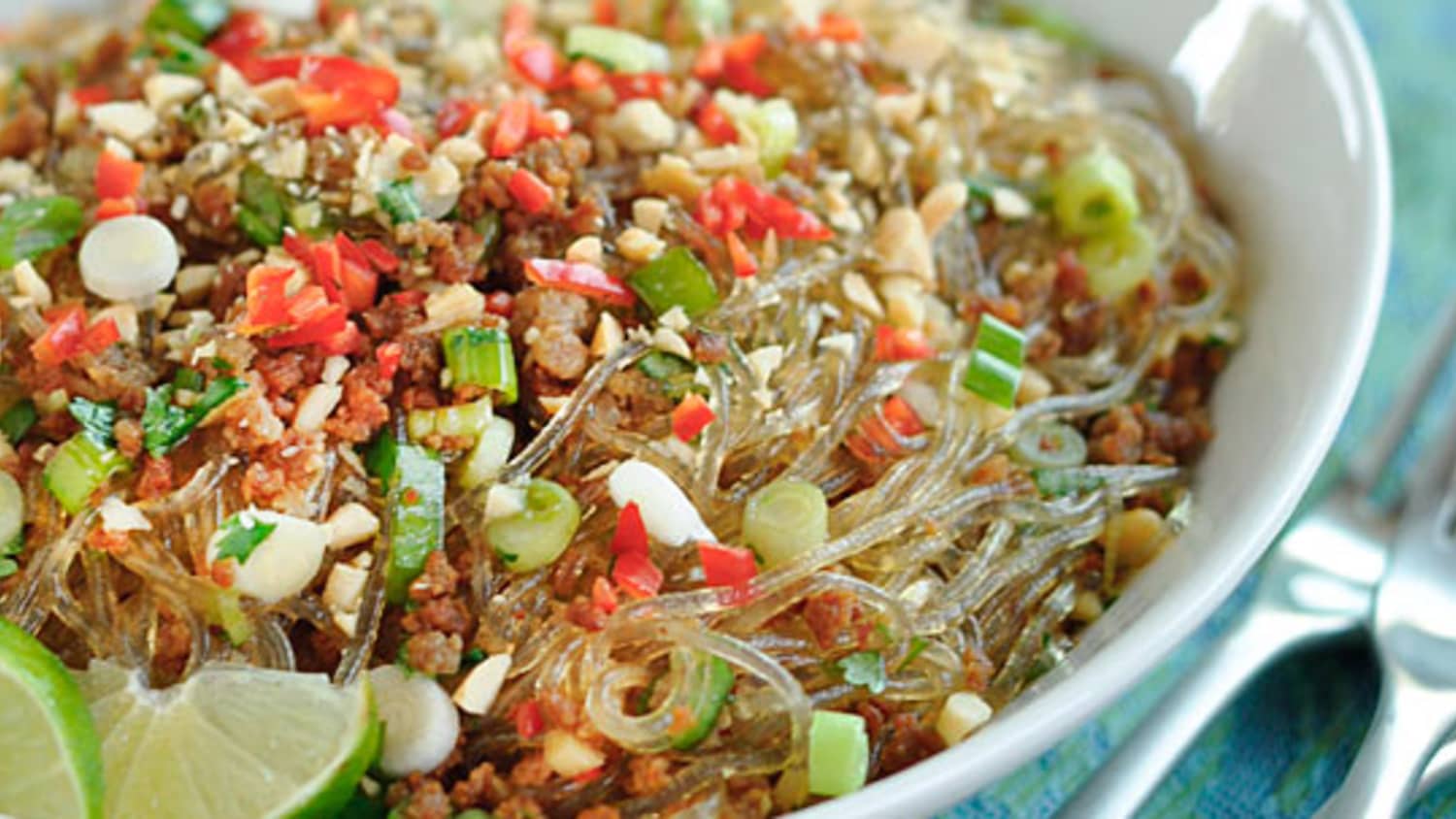 how to cook glass noodles for salad