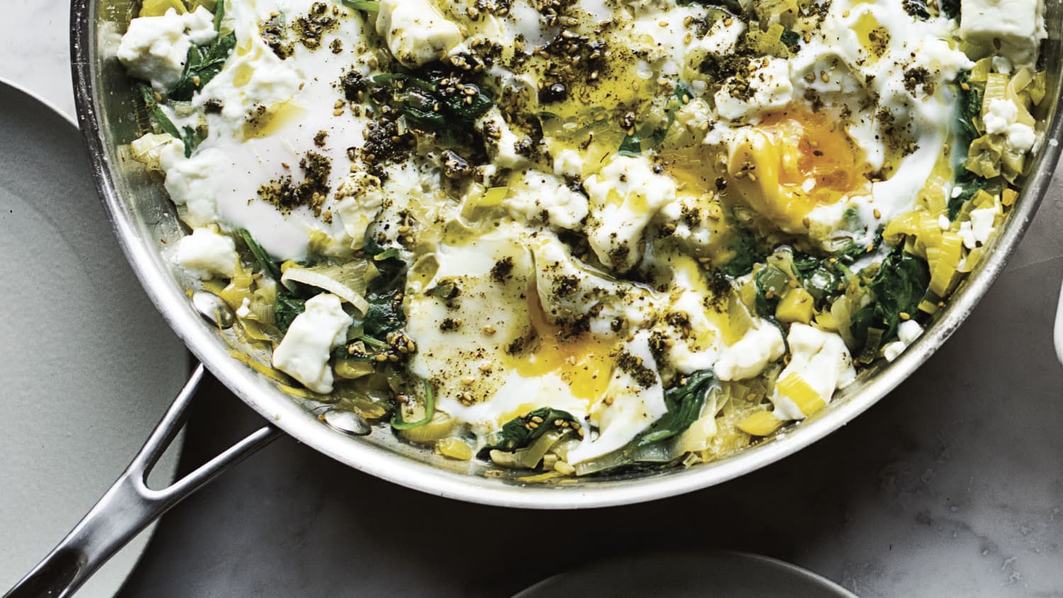 how to cook leeks with eggs