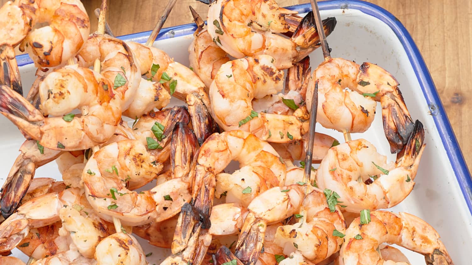 how to prepare frozen shrimp for grilling
