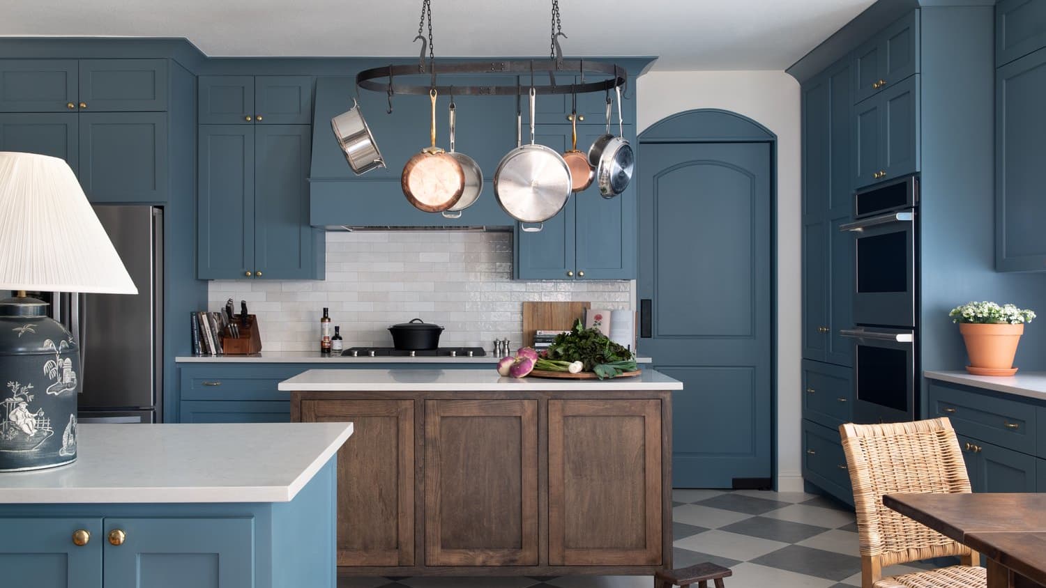 Vintage Blue Cabinets 22 Gorgeous Blue Kitchens That'll Have You