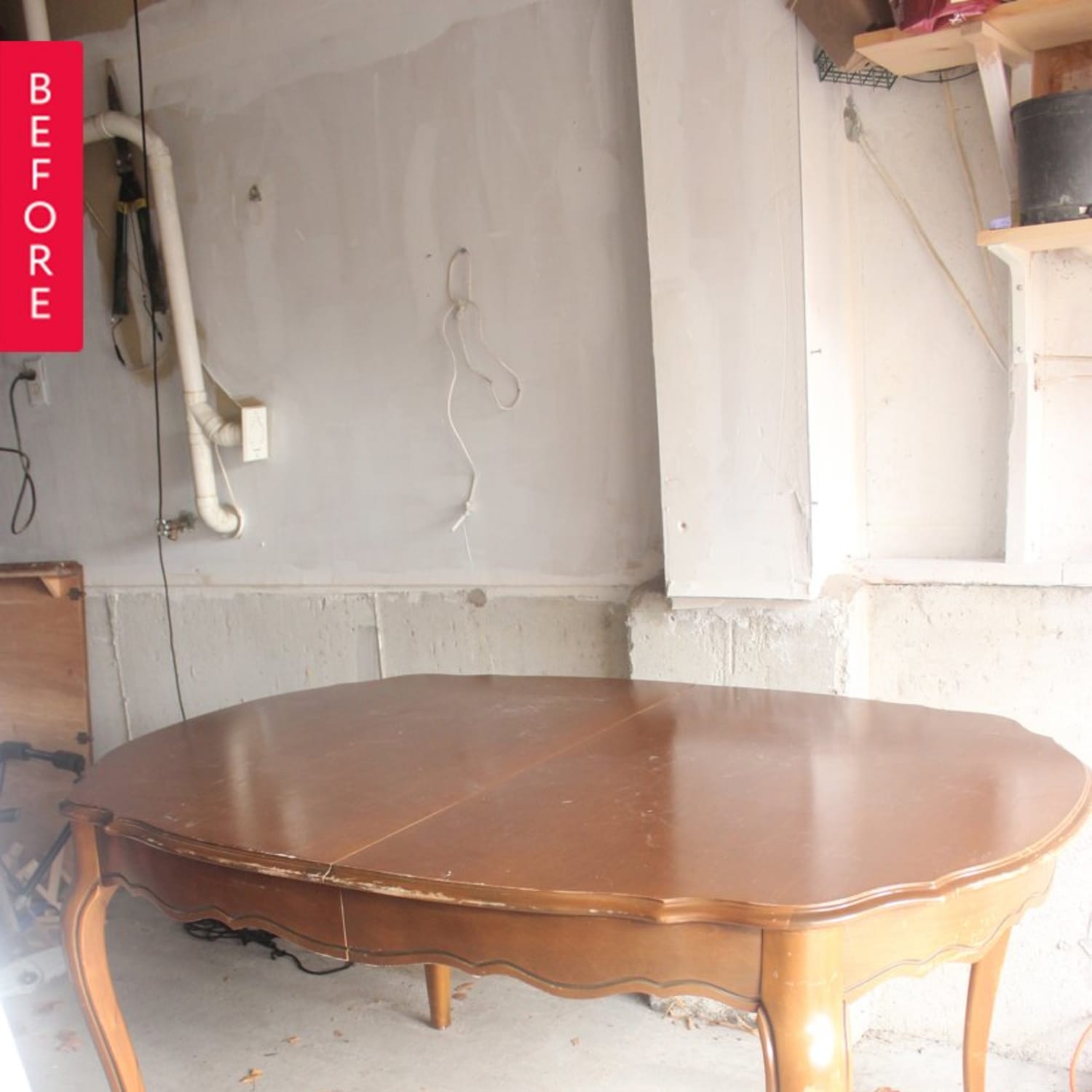 queen anne dining table