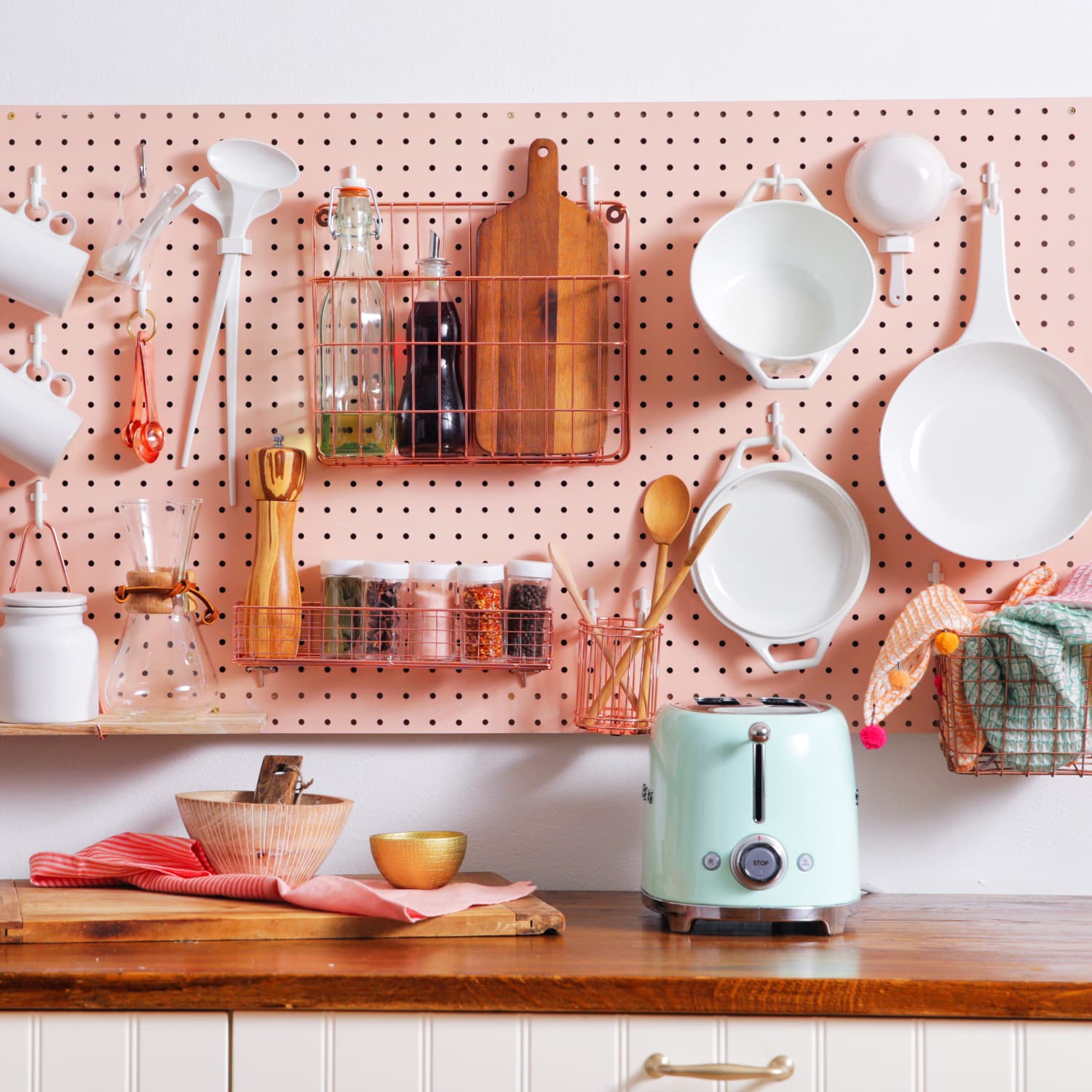 Kitchen Peg Board