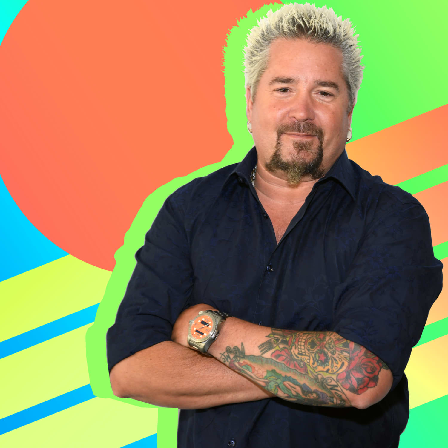 guy fieri tan