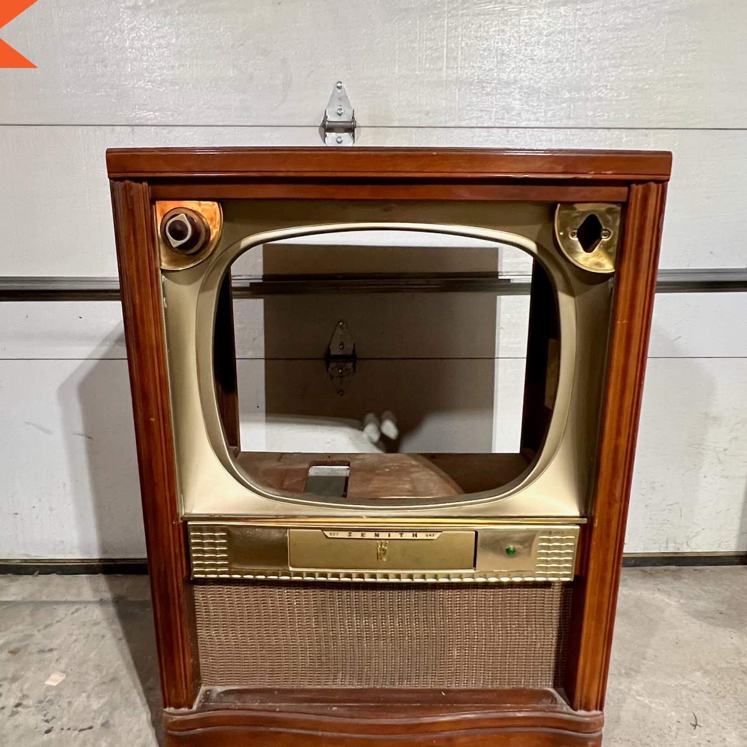 old television set