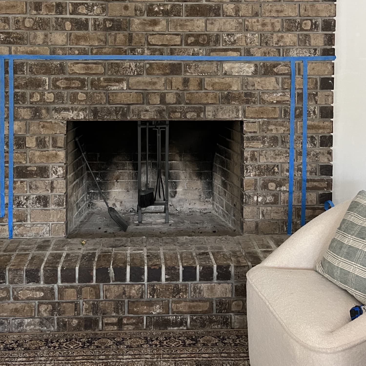 rustic brick fireplaces
