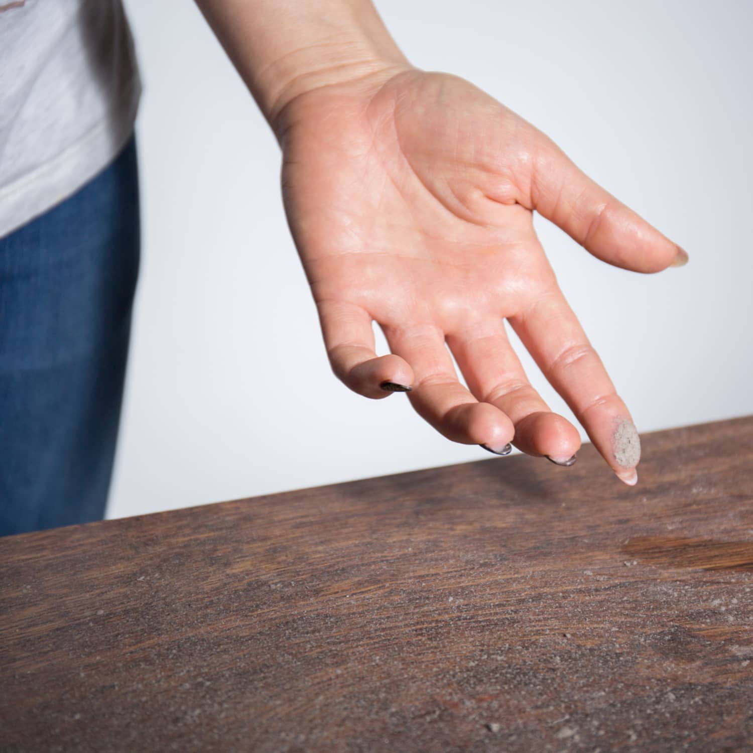 to dust the furniture