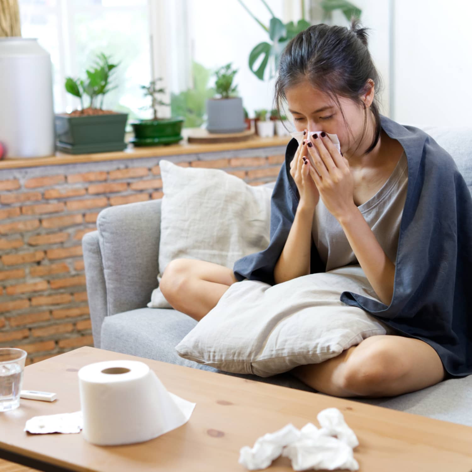 sitting outside when sick