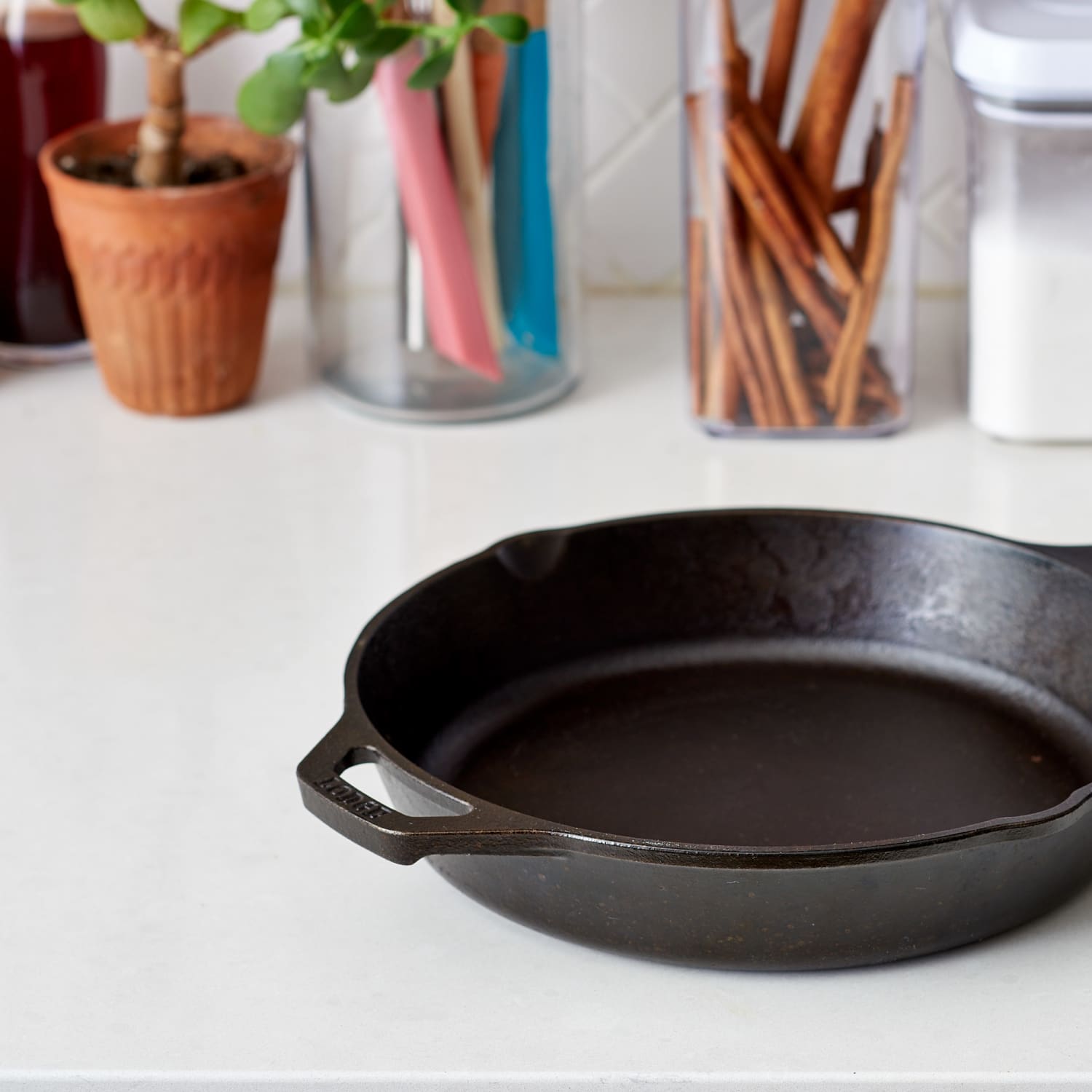 A cast iron pan store