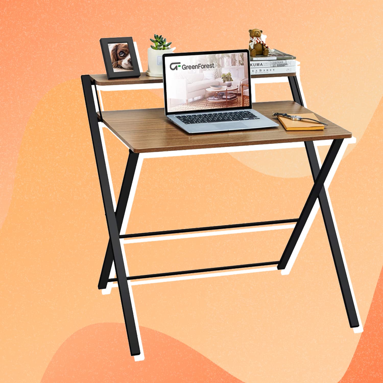 Best Amazon Foldable Home Office Desk GreenForest Folding Desk Review Apartment Therapy