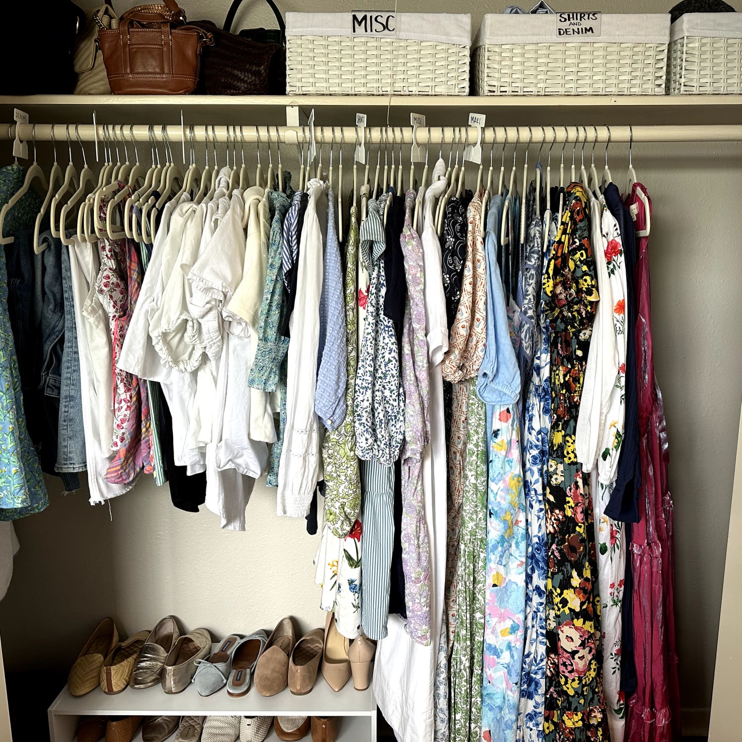 Organized Closet By Color Color Coded Closet Organization How To