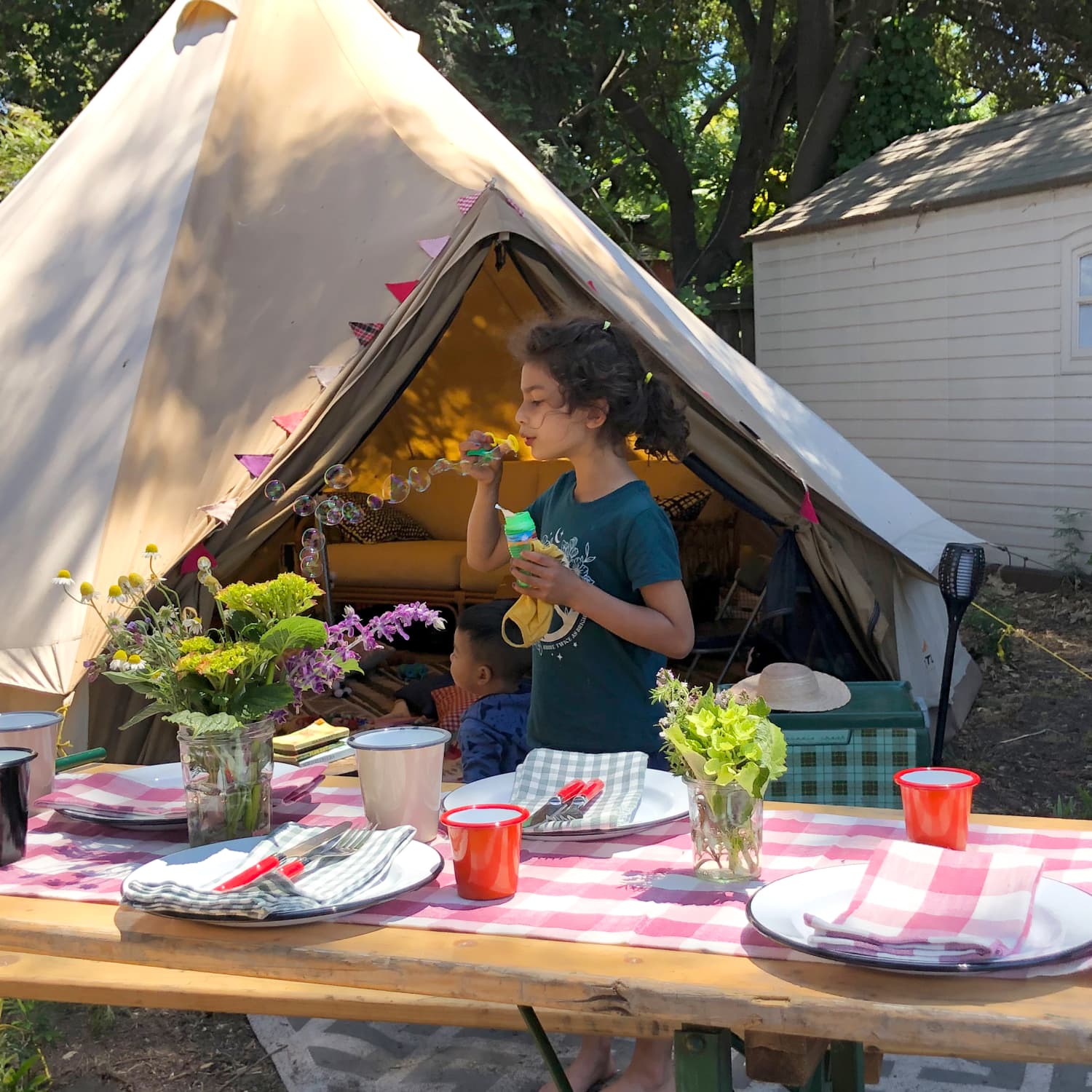 fun backyard camping ideas