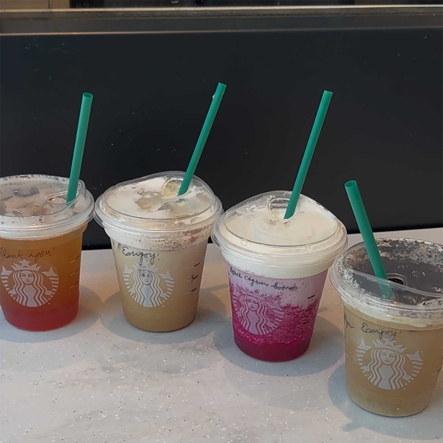 starbucks cold drinks