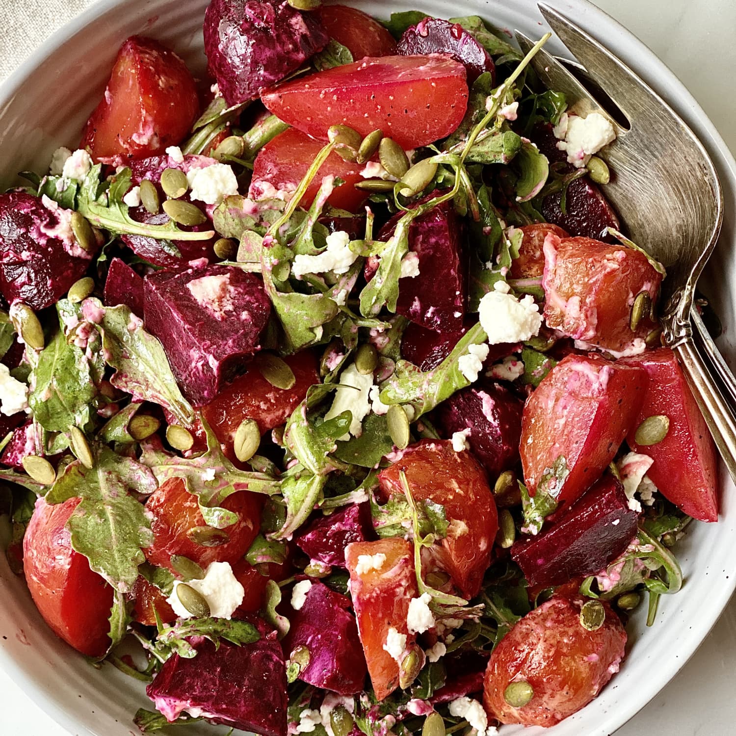 how to prepare salad with beetroot