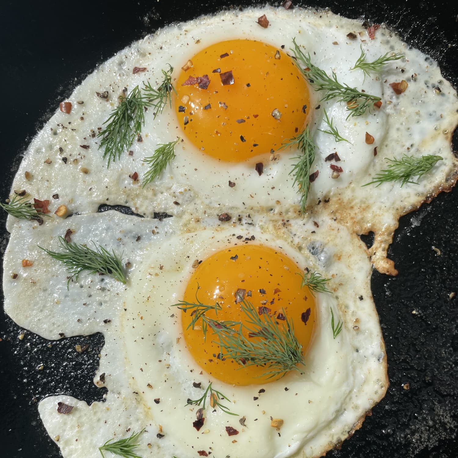 how to cook half fried egg