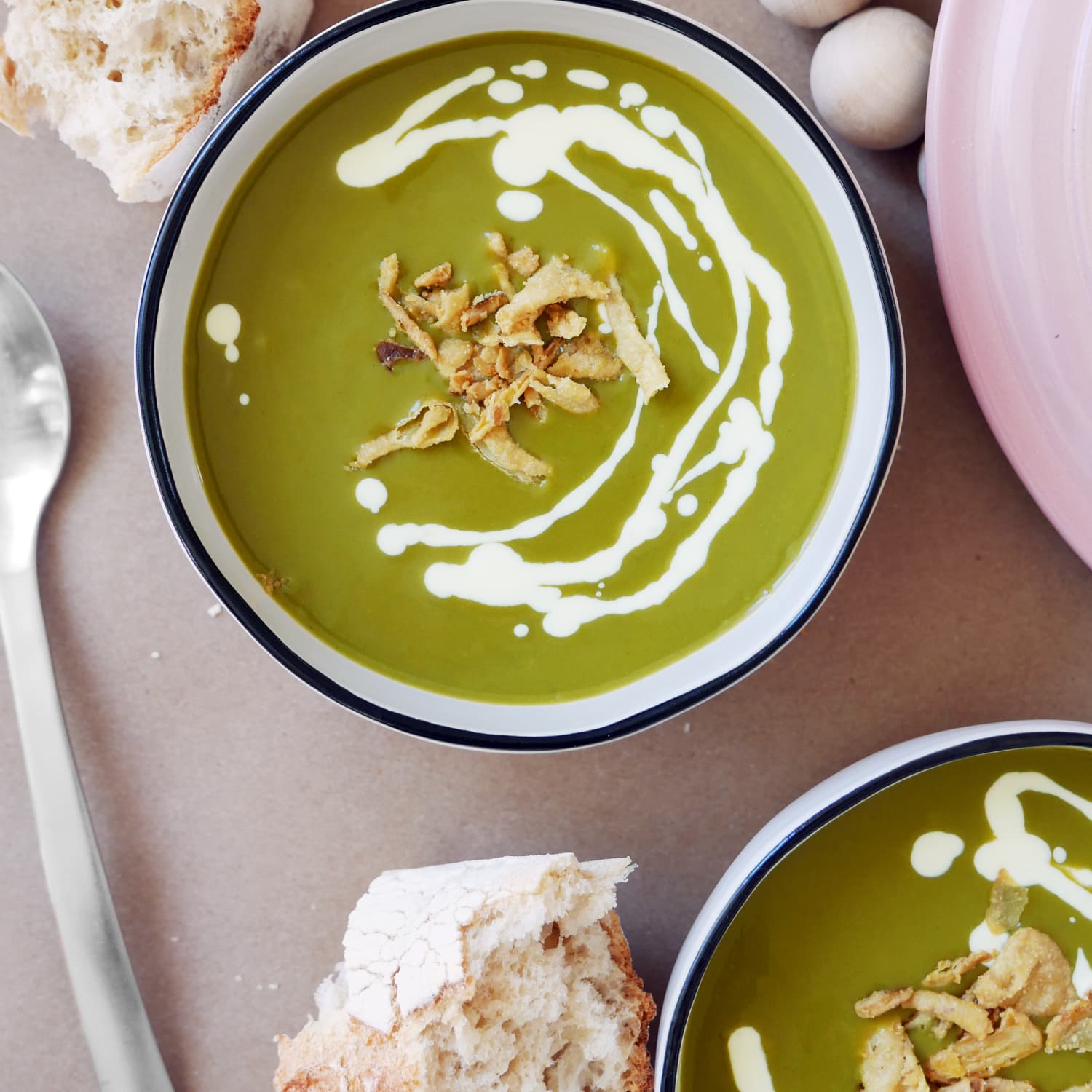 how to make a spinach soup