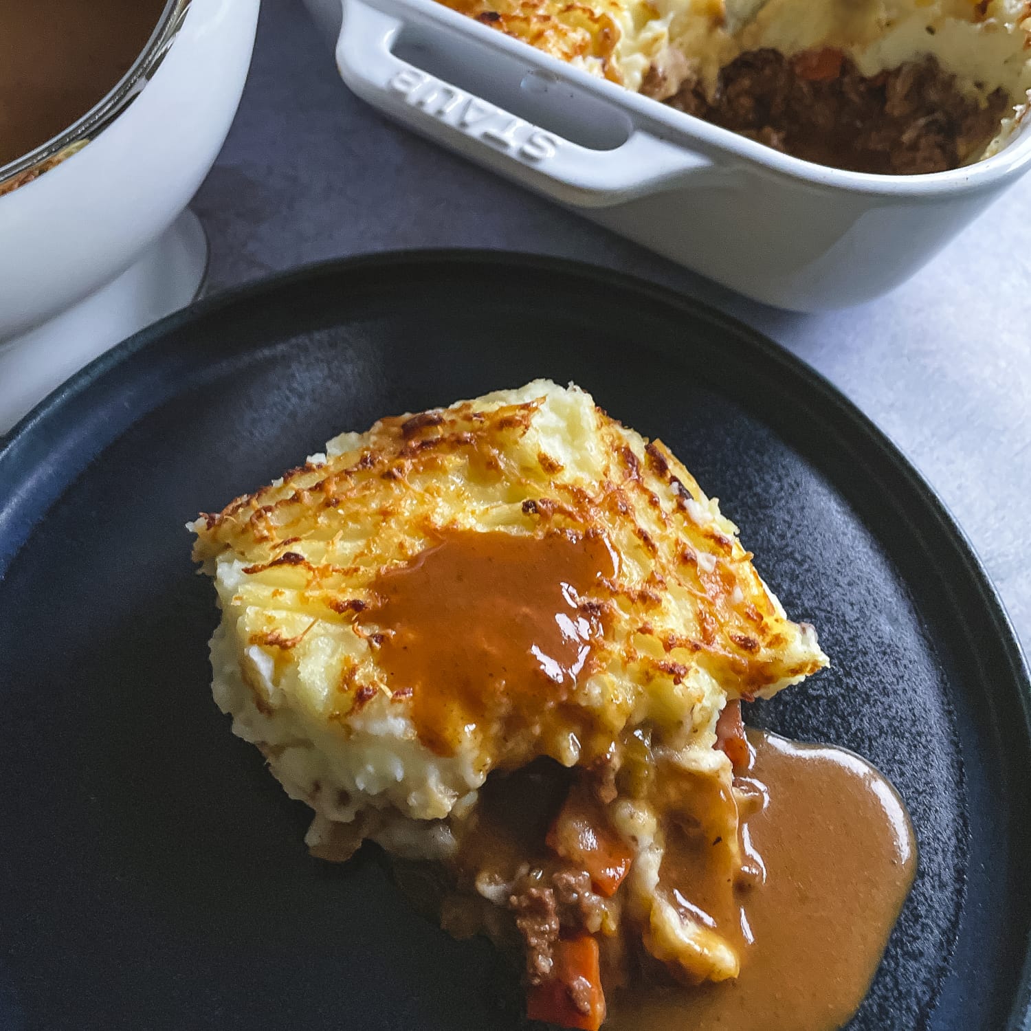 irish shepherd's pie with gravy
