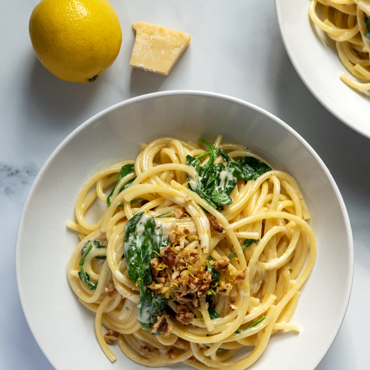 how to cook pasta with spinach