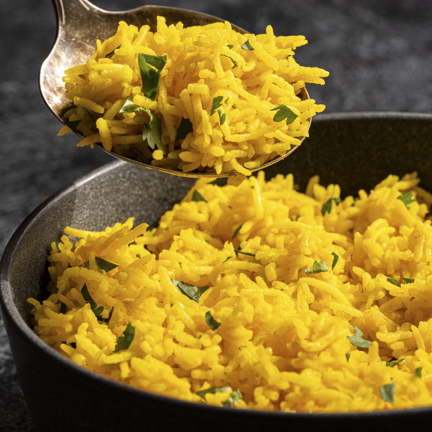 how to make rice yellow with turmeric